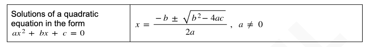 Prior Learning Formulae AI HL only - Top Study Guide | RevisionTown