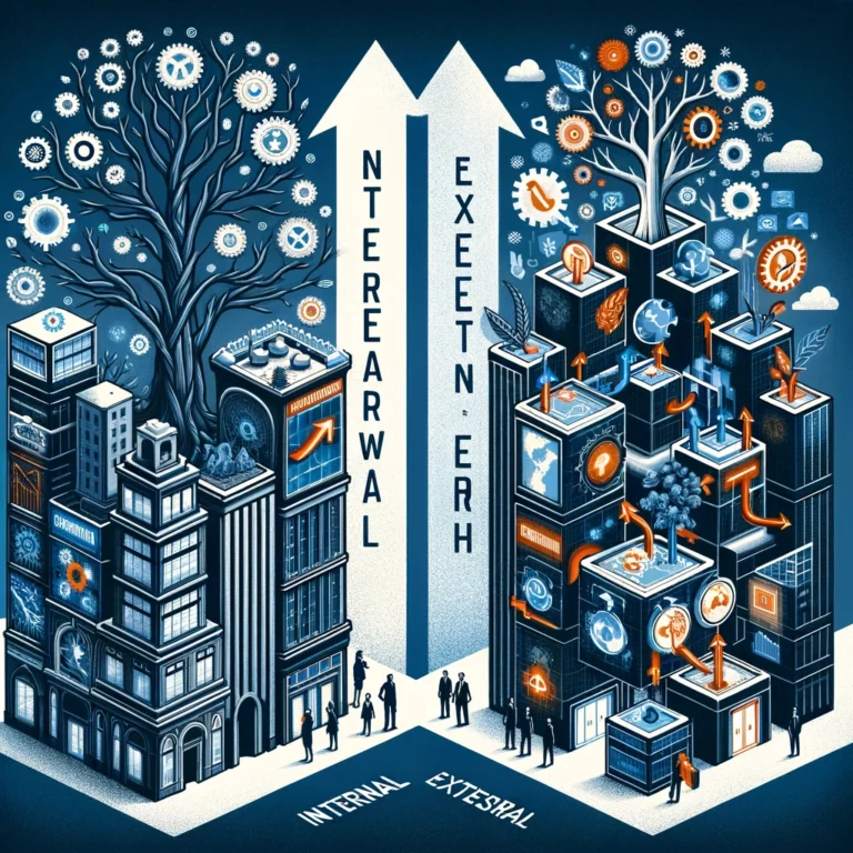 Internal vs. external growth - Top Study Guide | RevisionTown