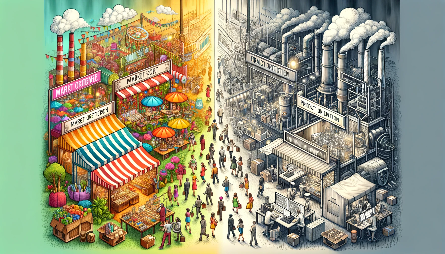 Market Vs. Product Orientation | RivisionTown