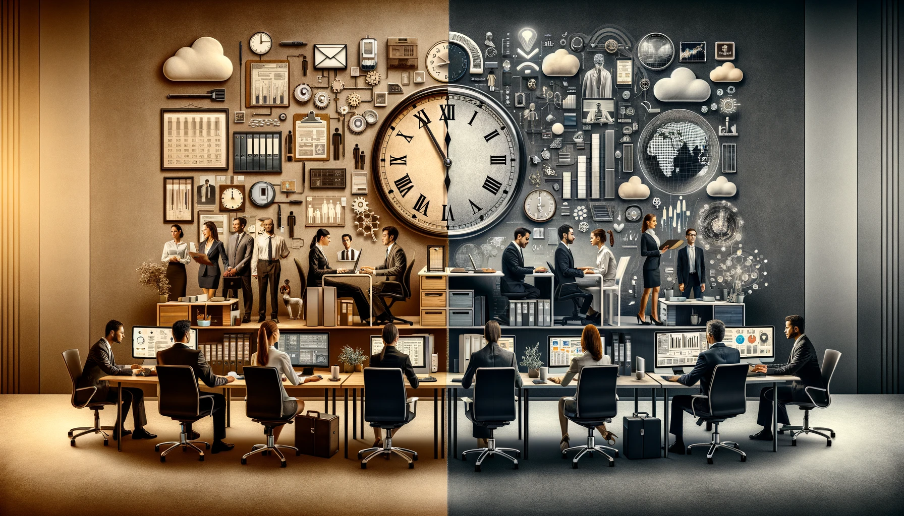 Four types of organisational culture - RivisionTown