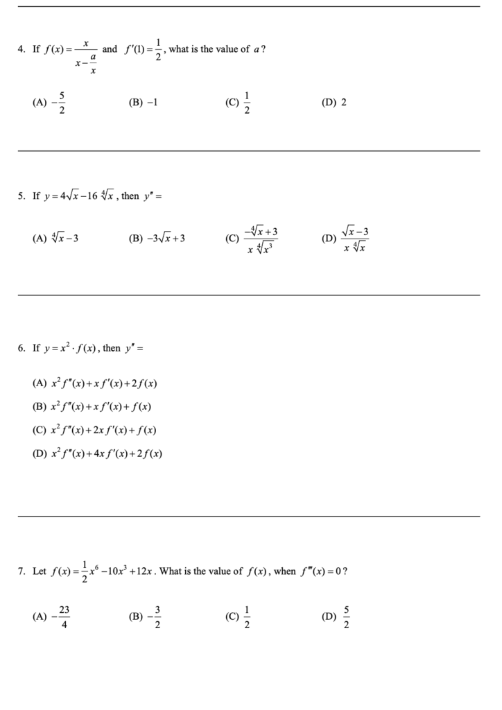 The Product and Quotient Rules, and Higher Derivatives - Top Study ...