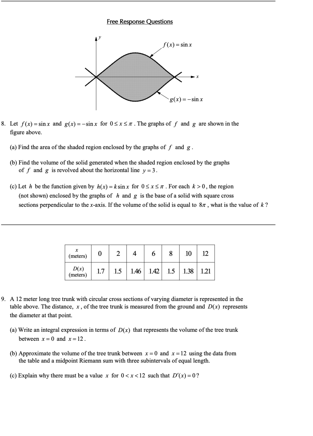 Volumes of Solids with Known Cross Sections – RevisionTown