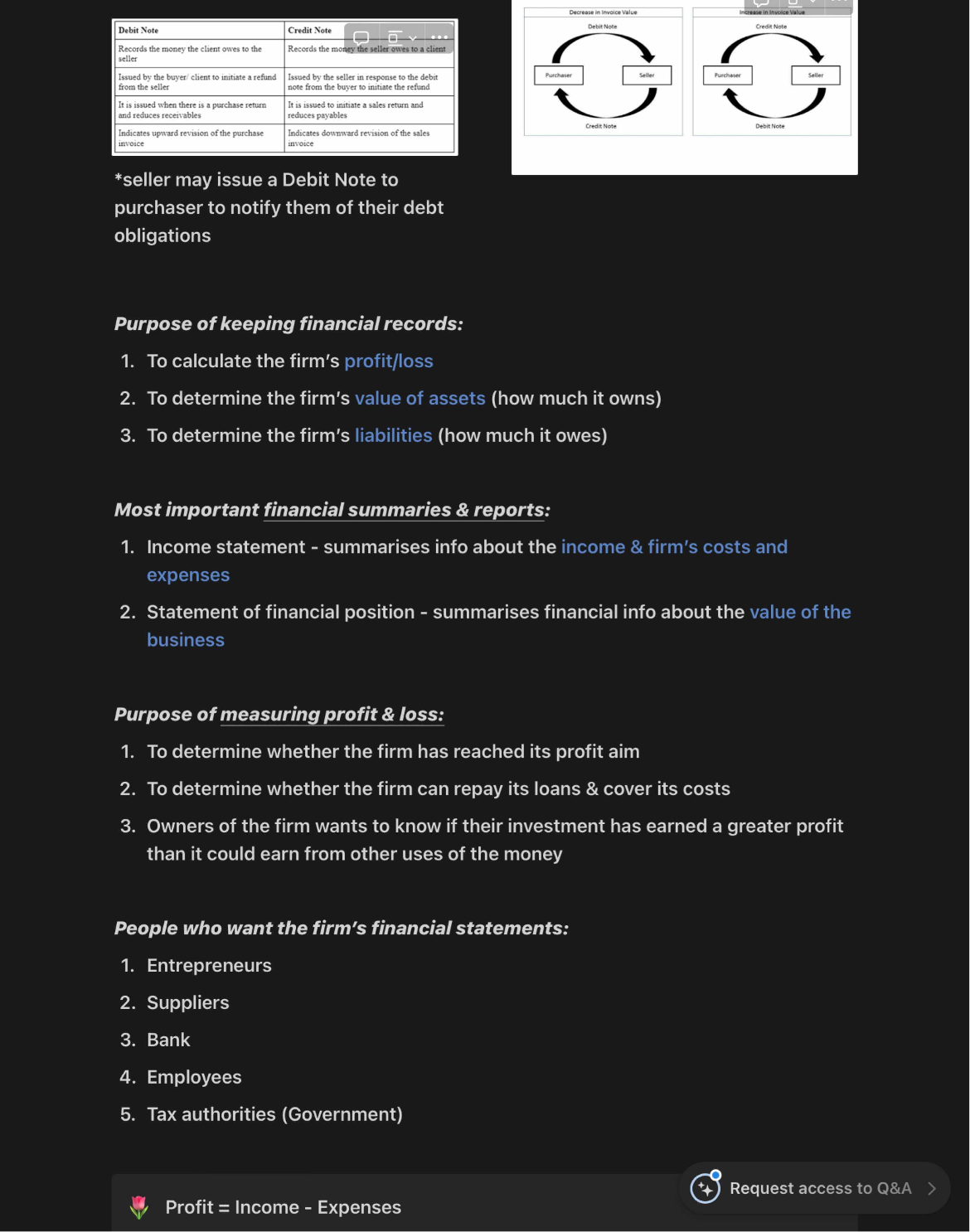 IGCSE Accounting (0452) notes - Top Study Guide | RevisionTown