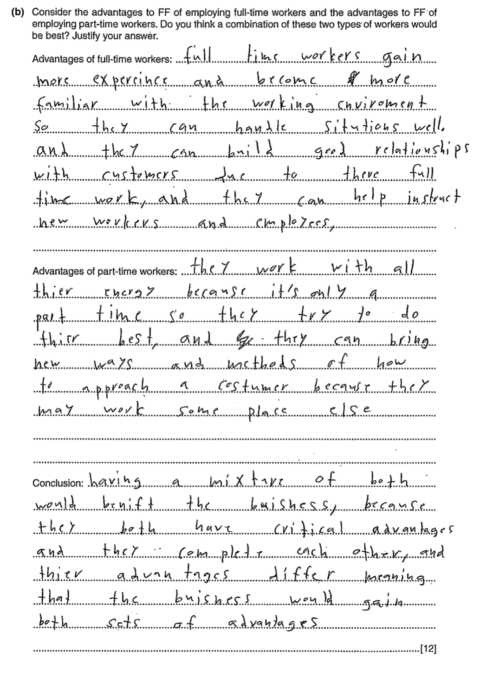 ECR Paper 2 (Business Studies 0450) – RevisionTown