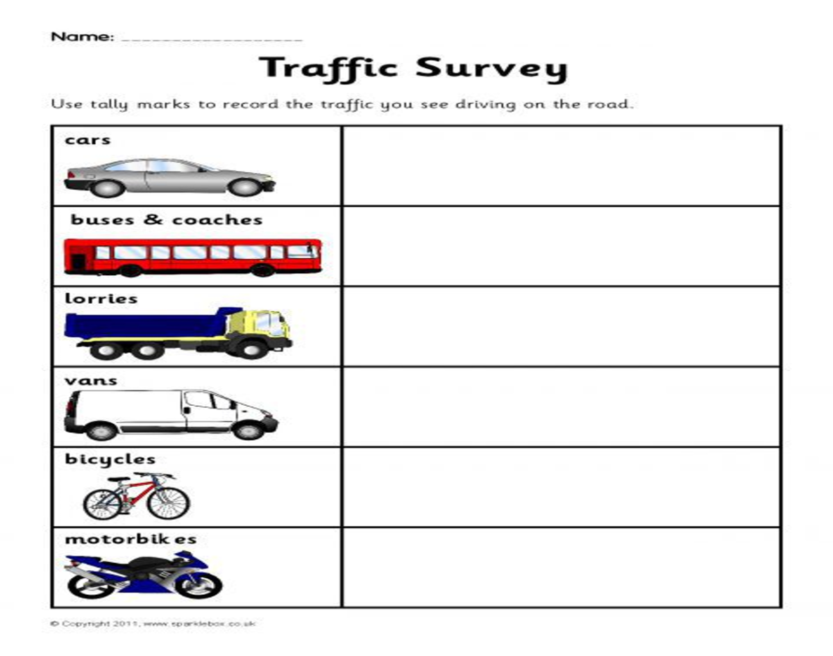 Traffic Count Geography - Top Study Guide | RevisionTown