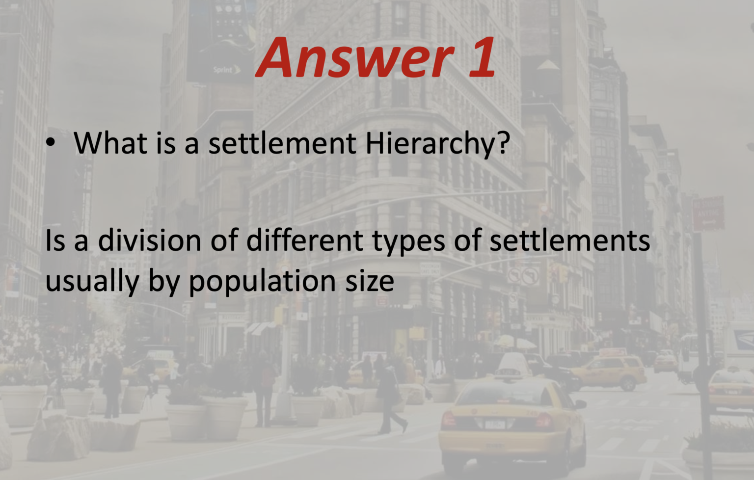 Settlement Geography – IGCSE & IB Notes | RevisionTown – RevisionTown