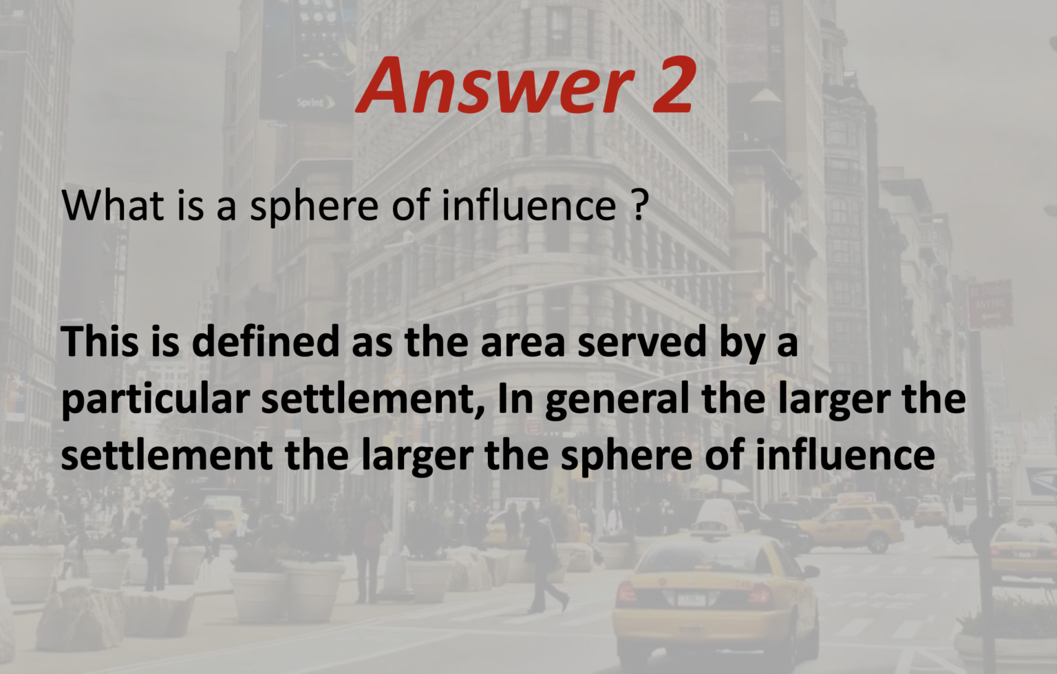 Settlement Geography – IGCSE & IB Notes | RevisionTown – RevisionTown