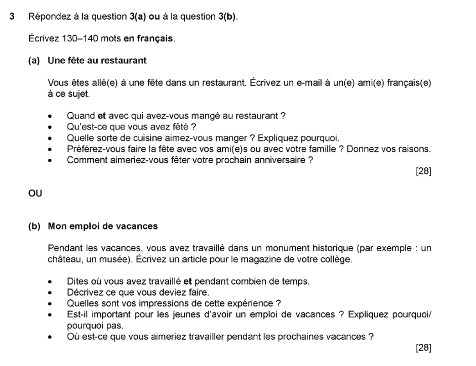 French Writing and Speaking Guidelines - Top Study Guide | RevisionTown