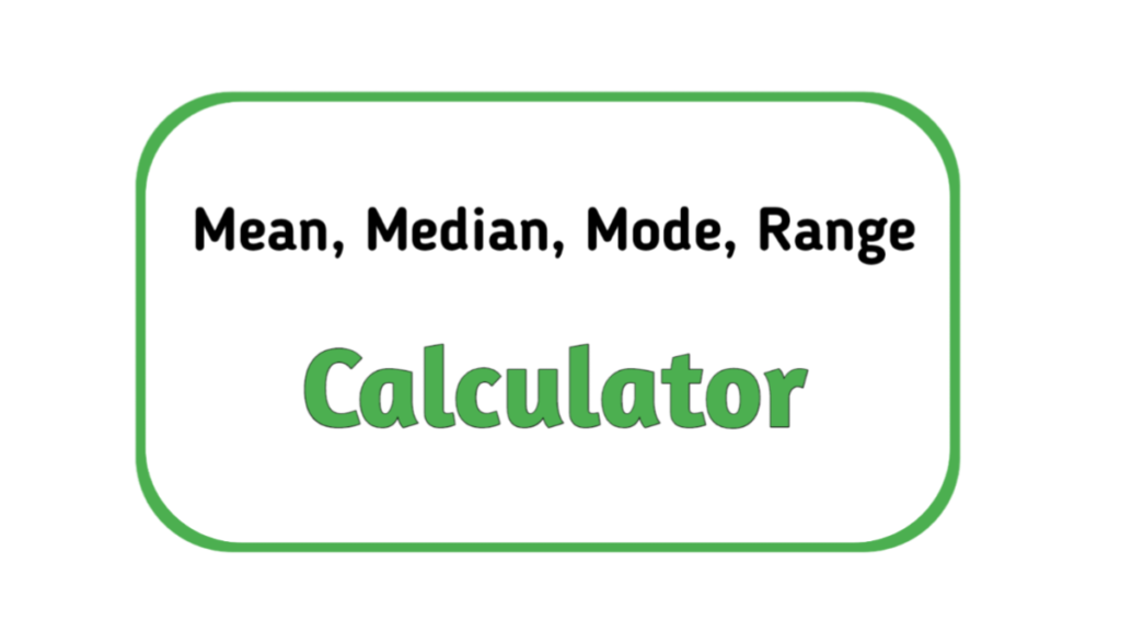 Mean Median And Mode Calculator Rivisiontown