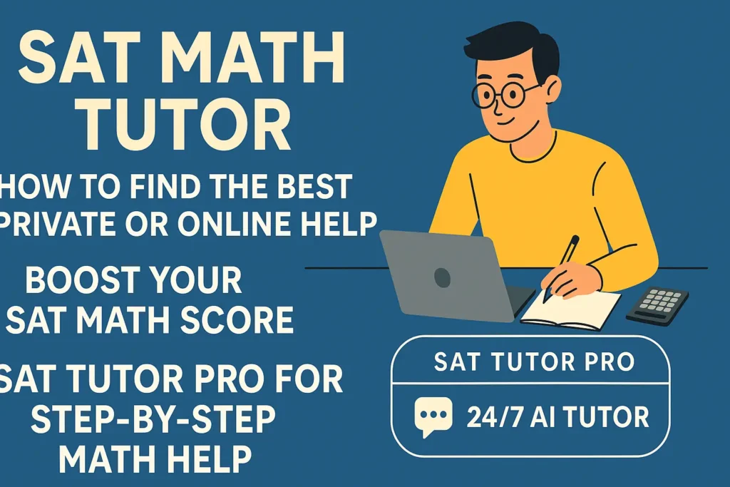 SAT Math Tutor: How to Find the Best Private or Online SAT Math Help in 2025