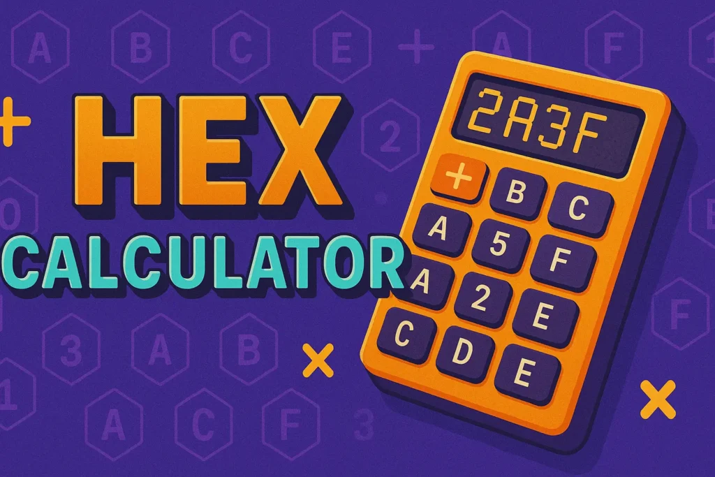 Hex Calculator Hexadecimal Converter Calculator With All Bases