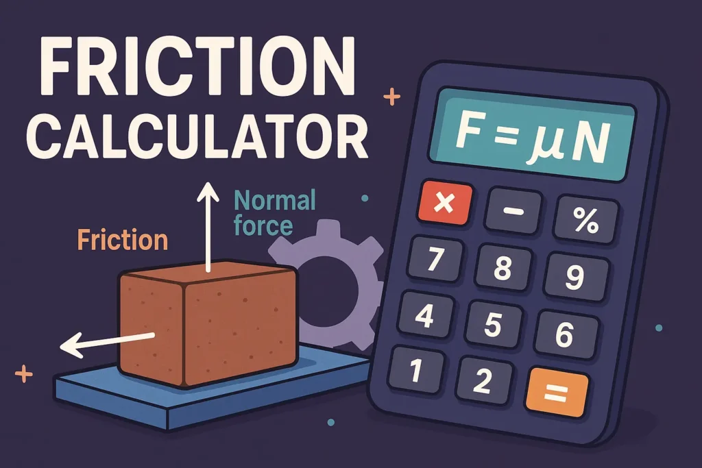 Friction Calculator - Top Study Guide | RevisionTown