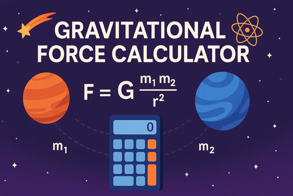 Gravitational Force Calculator - Top Study Guide | RevisionTown