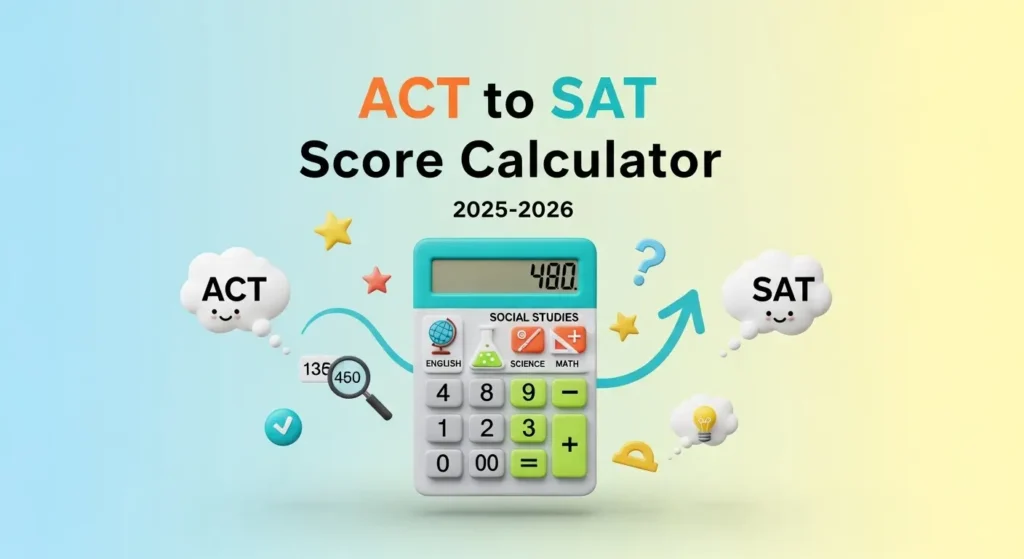 Free ACT to SAT Conversion Chart | 2025 Concordance Tool - Top Study ...