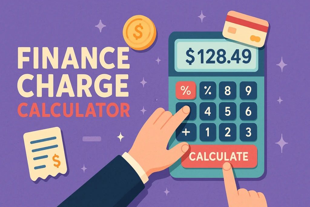 Finance Charge Calculator - Top Study Guide | RevisionTown