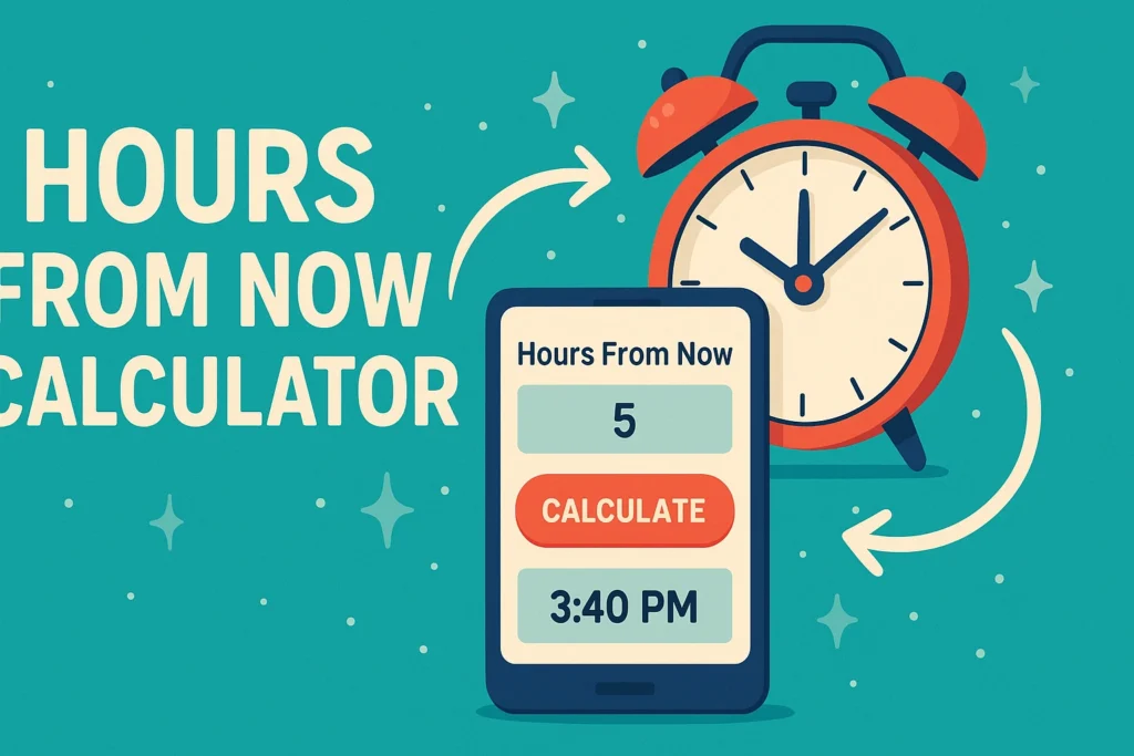 Hours From Now Calculator – RevisionTown
