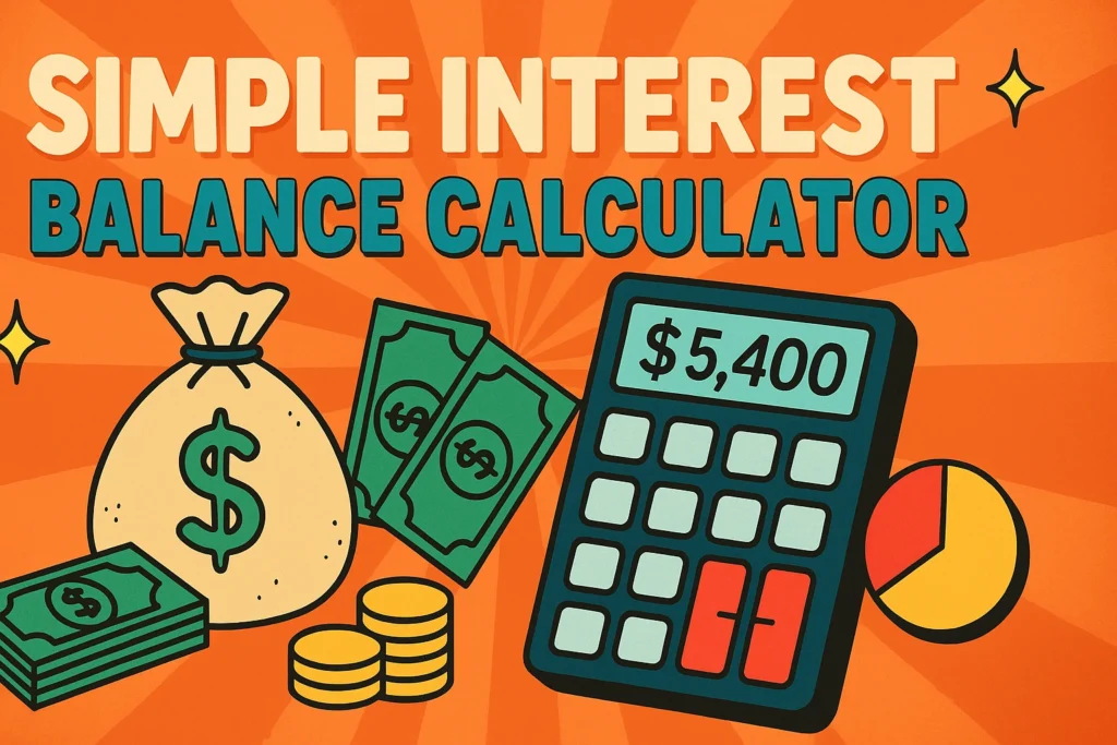 Simple Interest Balance Calculator - Top Study Guide | RevisionTown